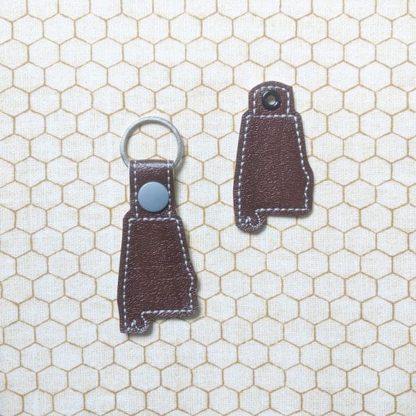 Dice Snap Tab & Eyelet Key Fobs - Designs by Little Bee