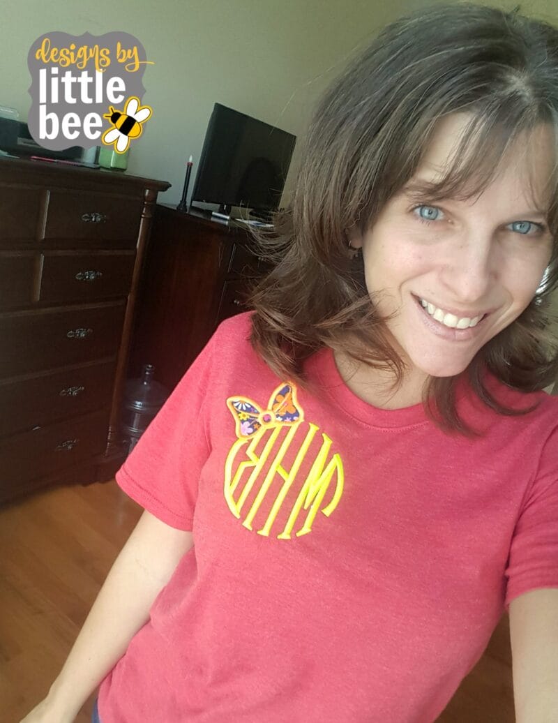 Fishtail Embroidery Font 1" 2" 3" - Designs by Little Bee