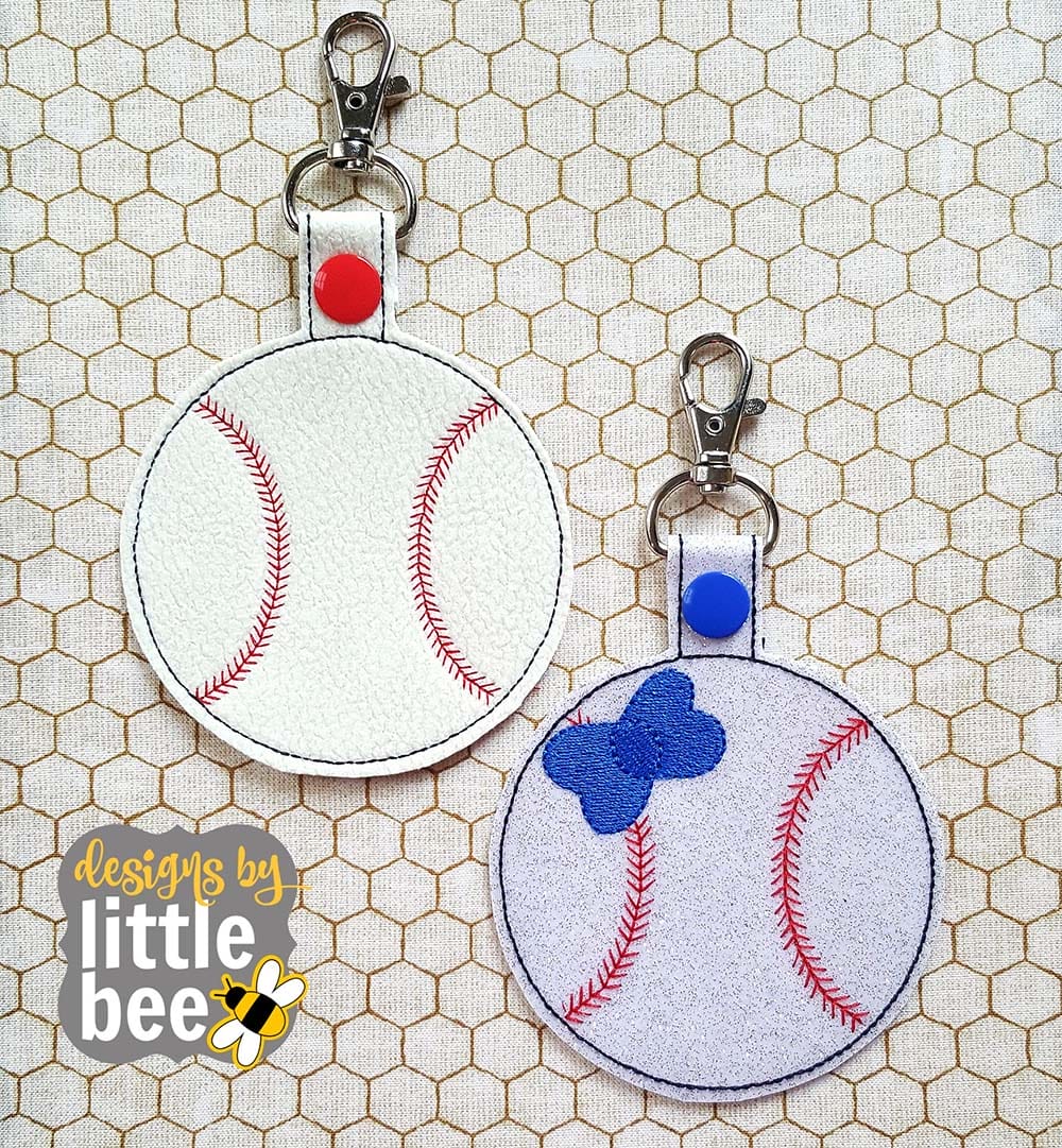 Baseball / Softball Oversized Snap Tab with Bow Set 5x7+ ONLY 04 14 ...