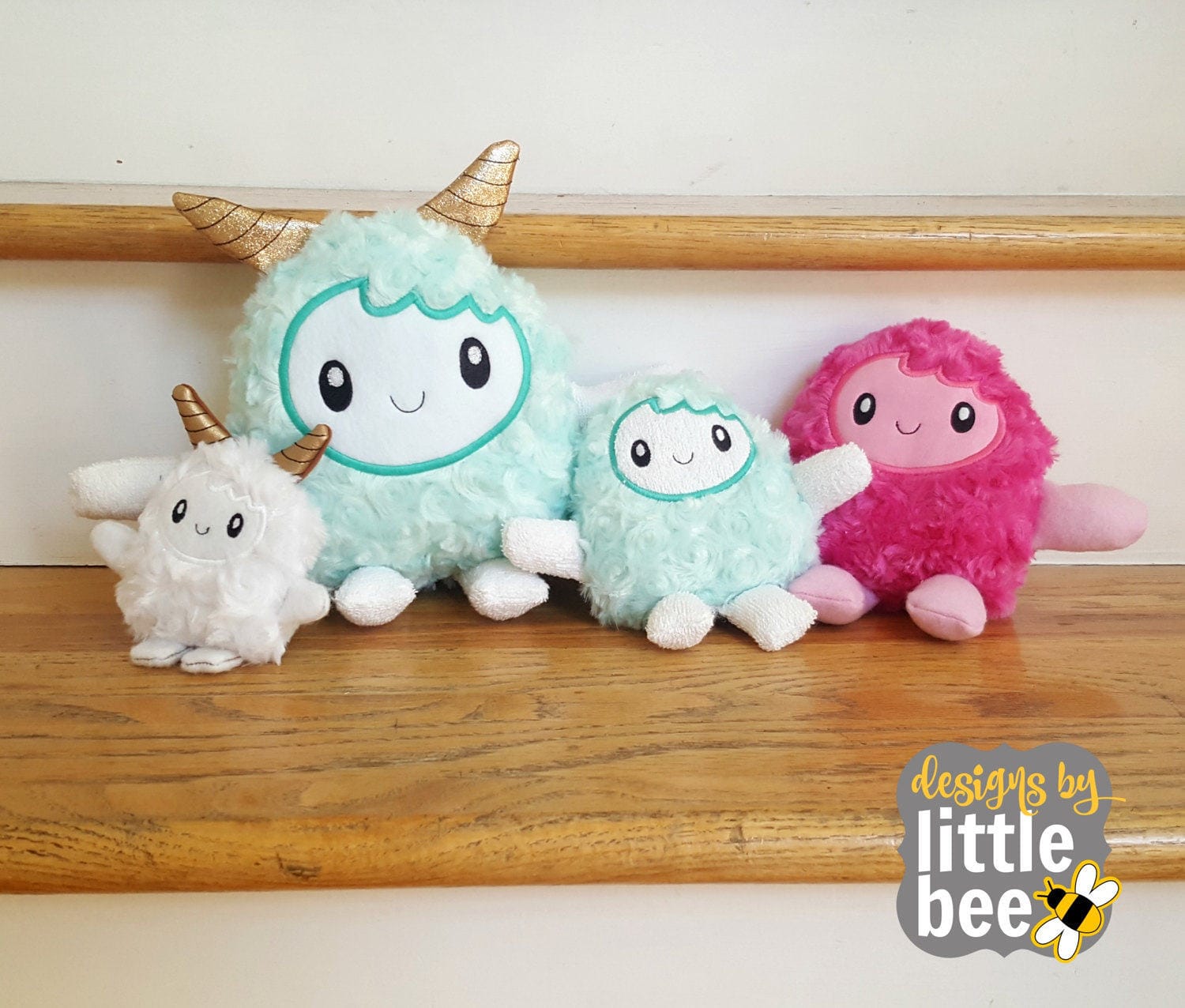 Yeti Stuffie ITH Doll - Designs by Little Bee