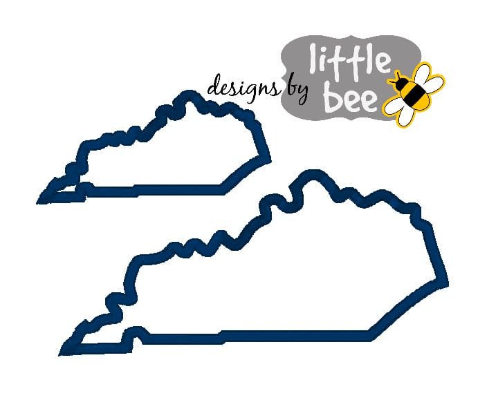 Kentucky State Applique - Designs by Little Bee