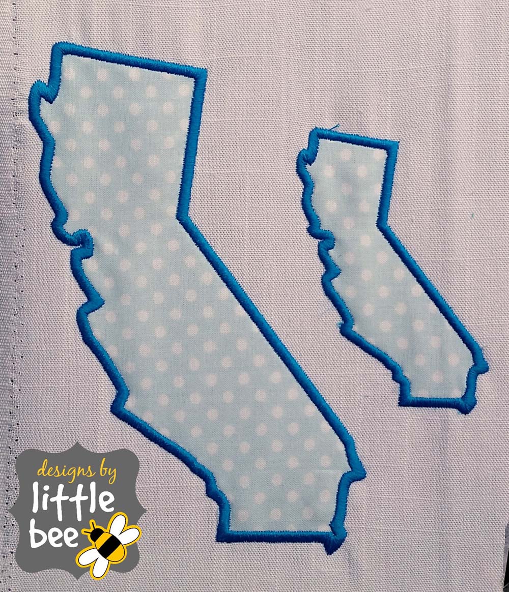 California State Applique - Designs by Little Bee
