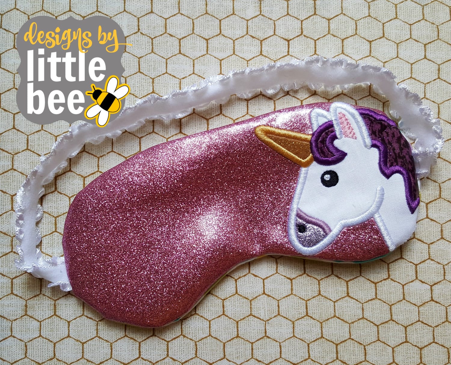 Unicorn Emoji ITH Sleep Mask - Designs by Little Bee