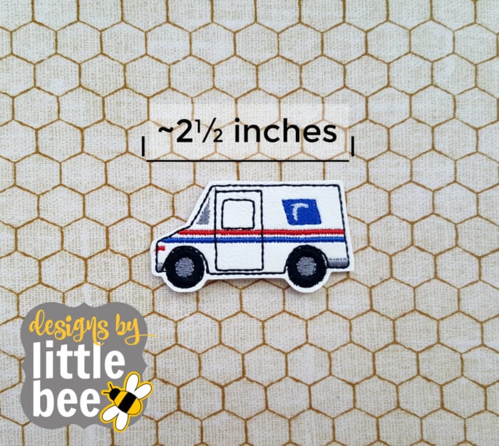 Mail Truck Felte - Designs by Little Bee