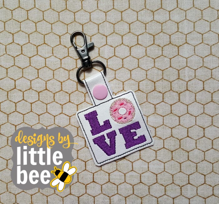 Donut Love Snap Tab - Designs by Little Bee