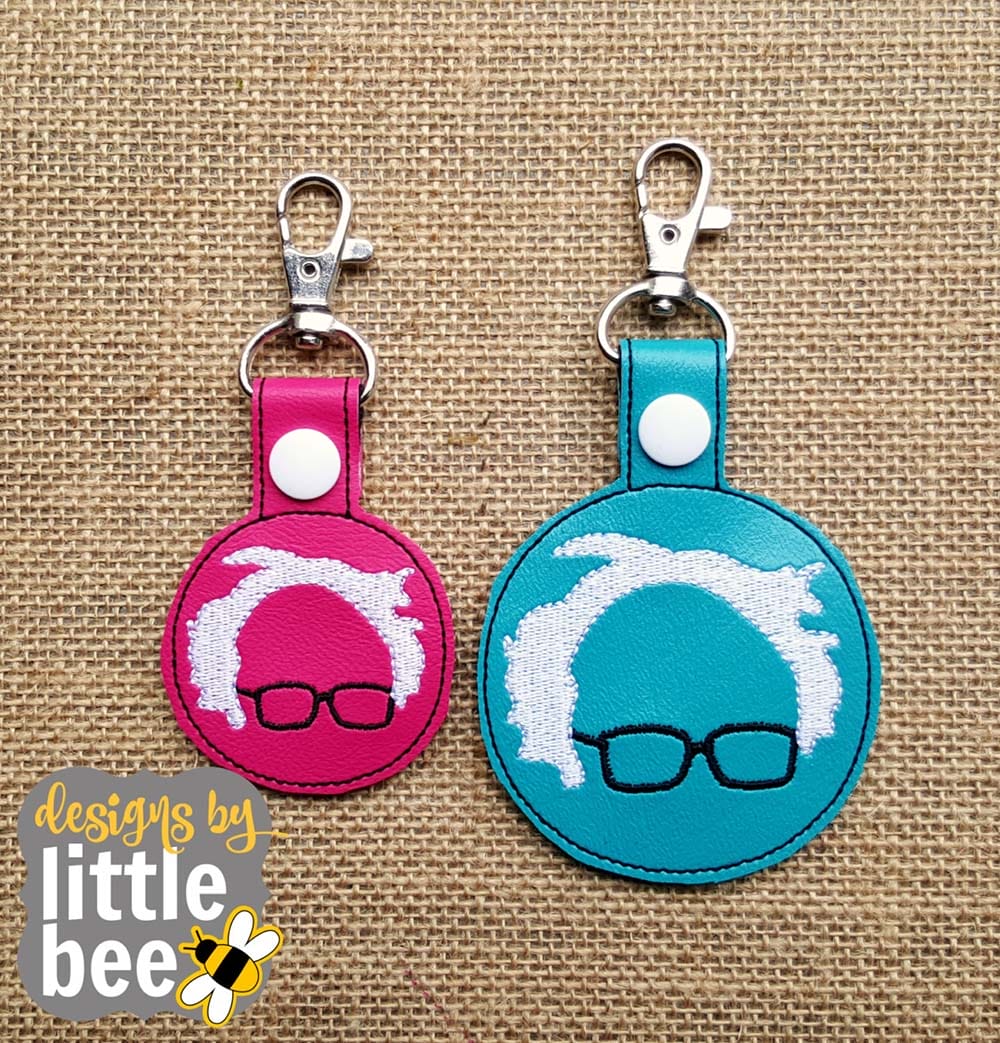 Bernie Sanders Snap Tab in 2 Sizes - Designs by Little Bee