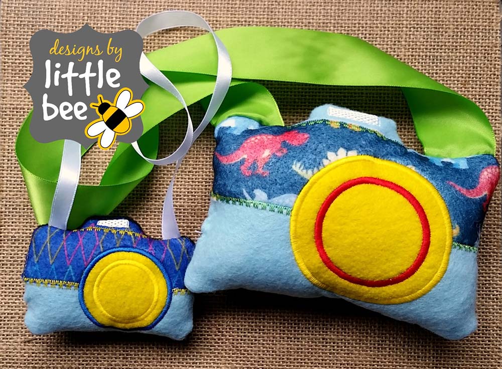 Camera ITH Stuffie - Designs by Little Bee