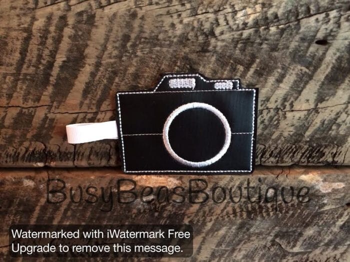 Camera Snap Tab & Eyelet Key Fob Set - April 2019 - Designs by Little Bee