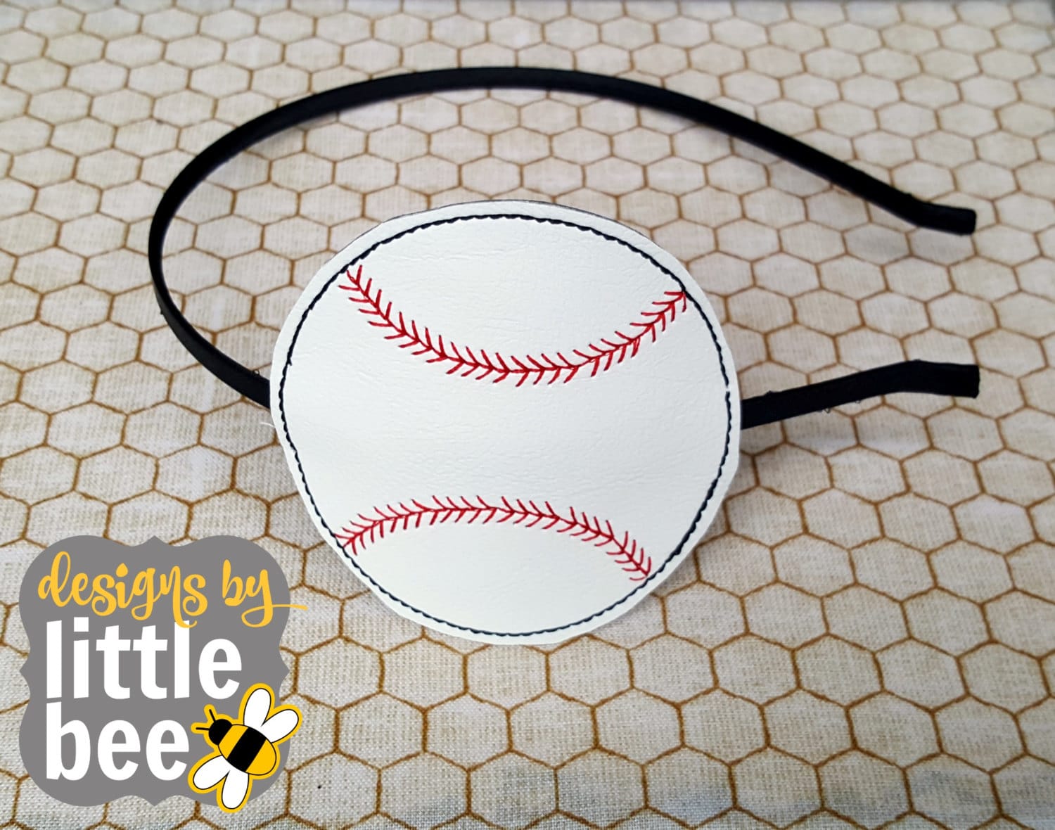 Baseball Headband Accessory - Designs by Little Bee