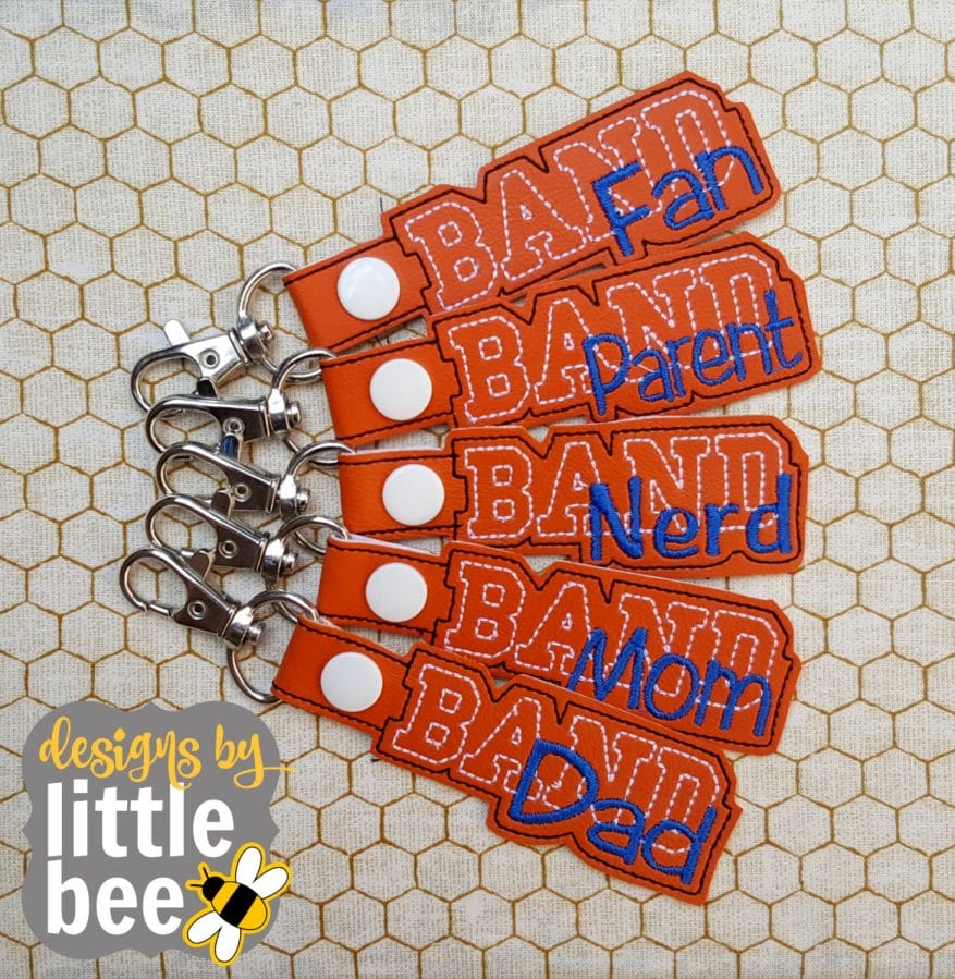 Band Fundraiser Snap Tab SET: Mom, Dad, Fan, Nerd - Designs by Little Bee