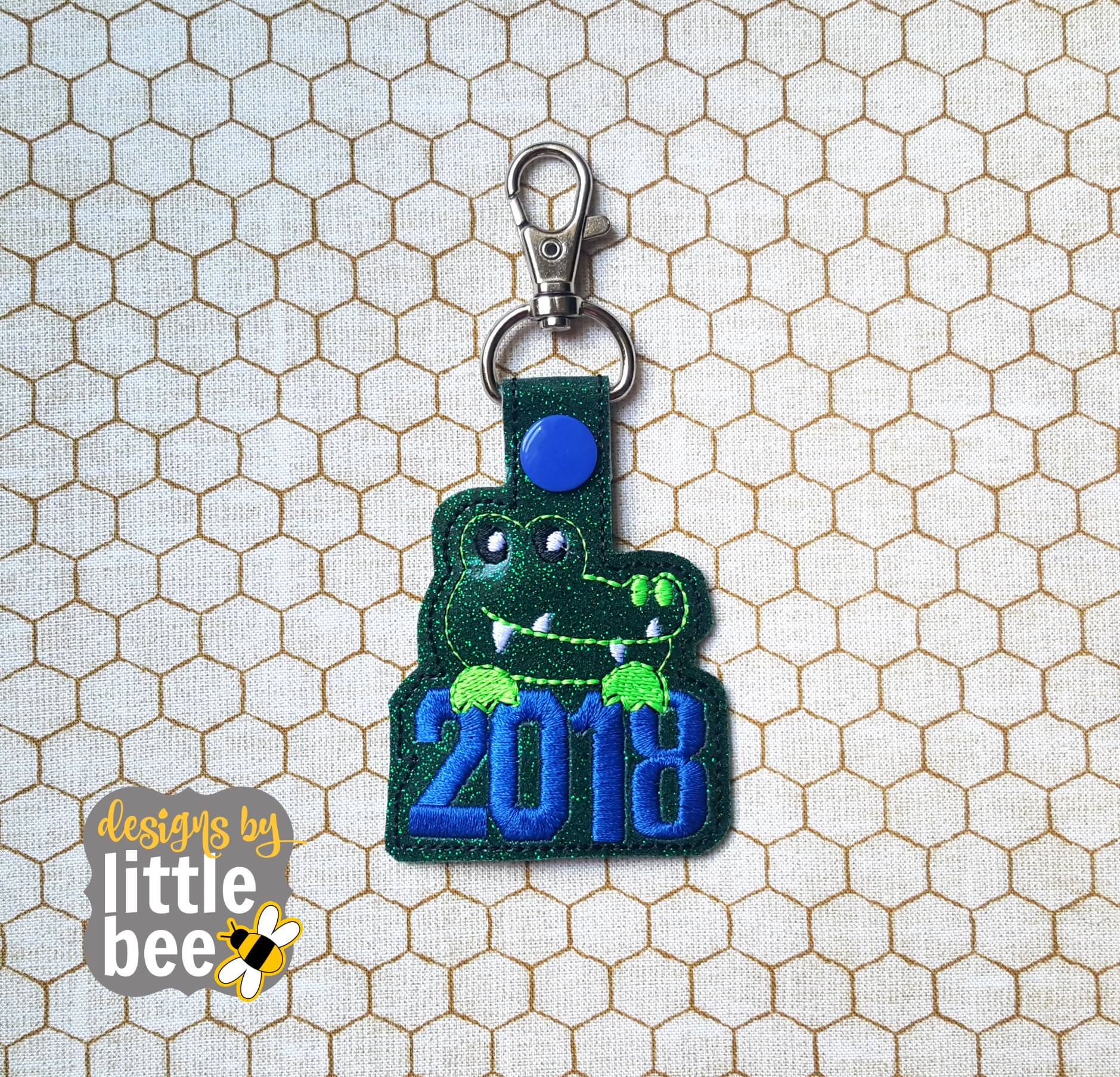 2018 Gator Mascot Snap Tab 08 18 2017 - Designs by Little Bee