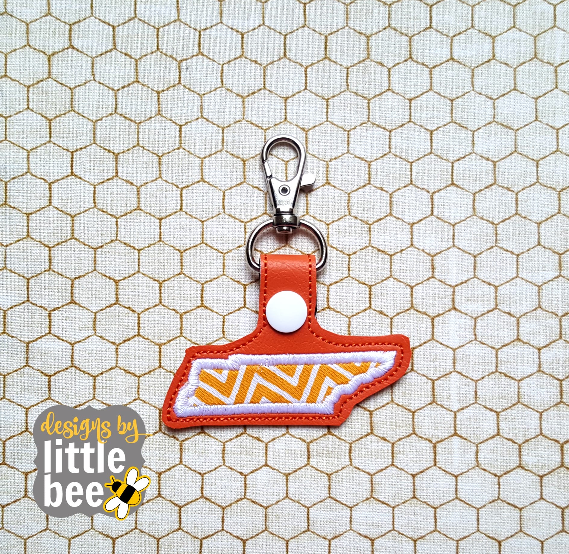 Tennessee Applique Snap Tab 09 01 2017 - Designs by Little Bee