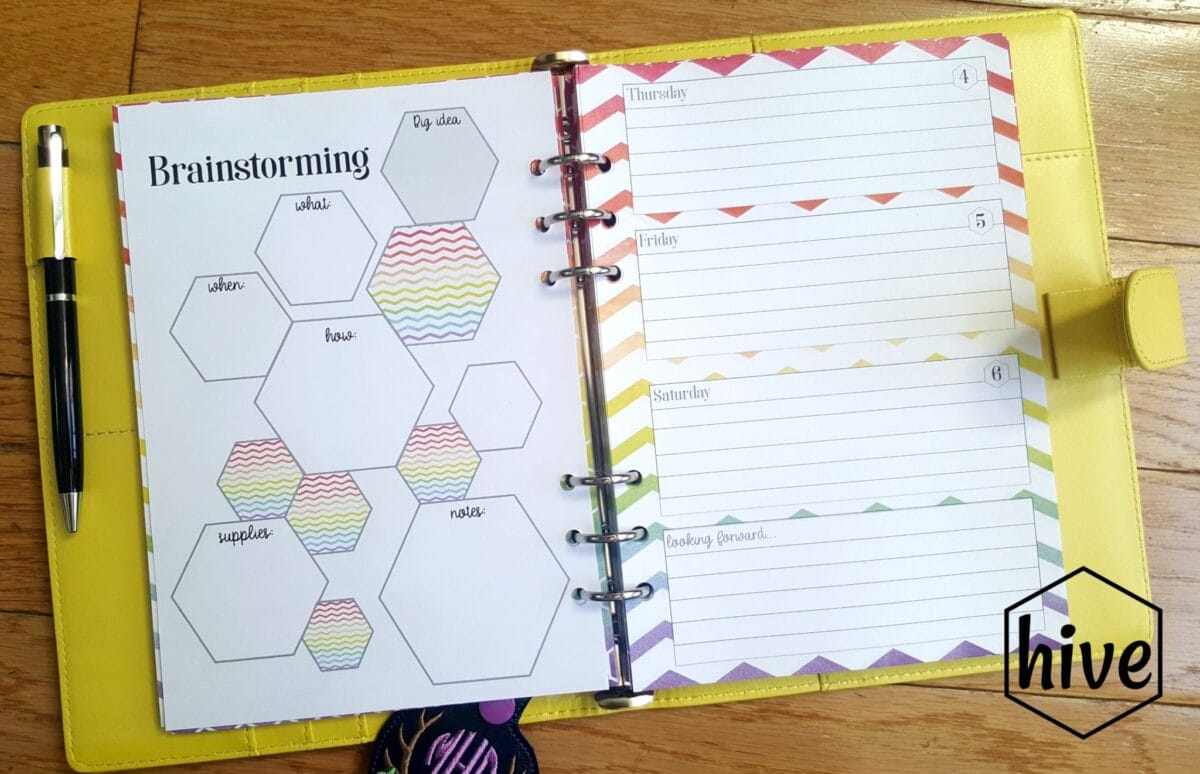 PRINTABLE Brainstorming Pages - Designs by Little Bee