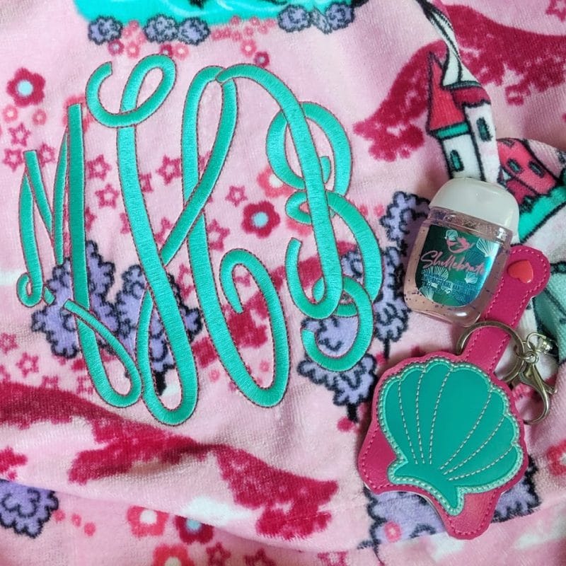 Master Monogram with Outline Font - 4" 5" 7" - Designs by Little Bee