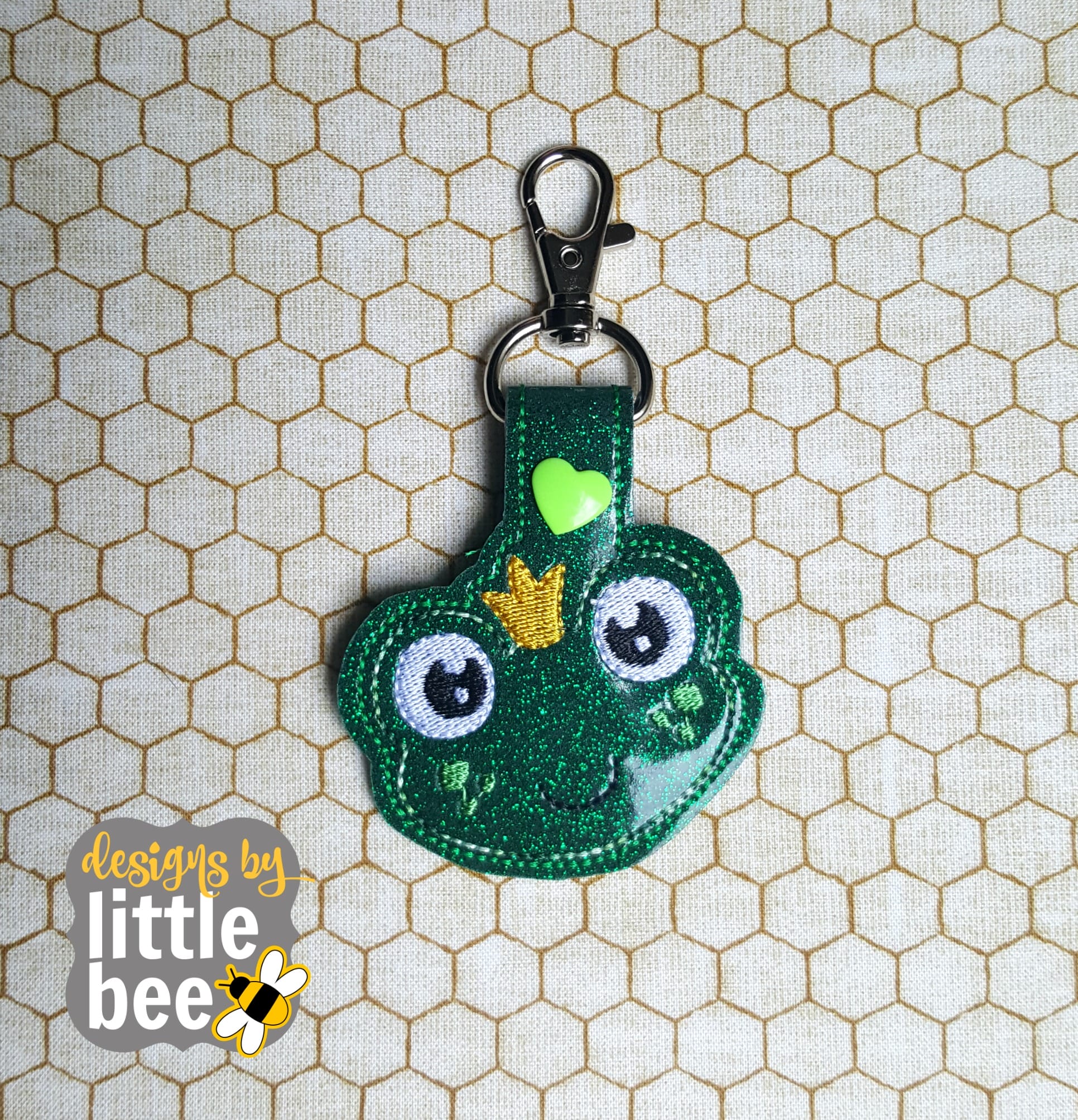 Frog Prince Snap Tab 07 21 2017 - Designs by Little Bee