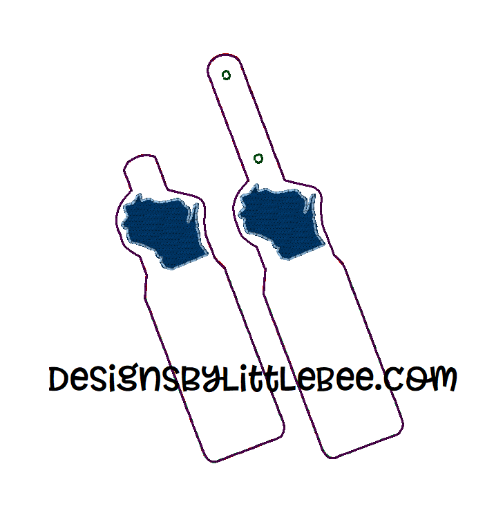 Wisconsin Lip Balm Holder - Snap Tab & Eyelet Key Fob SET 02 16 2018 ...