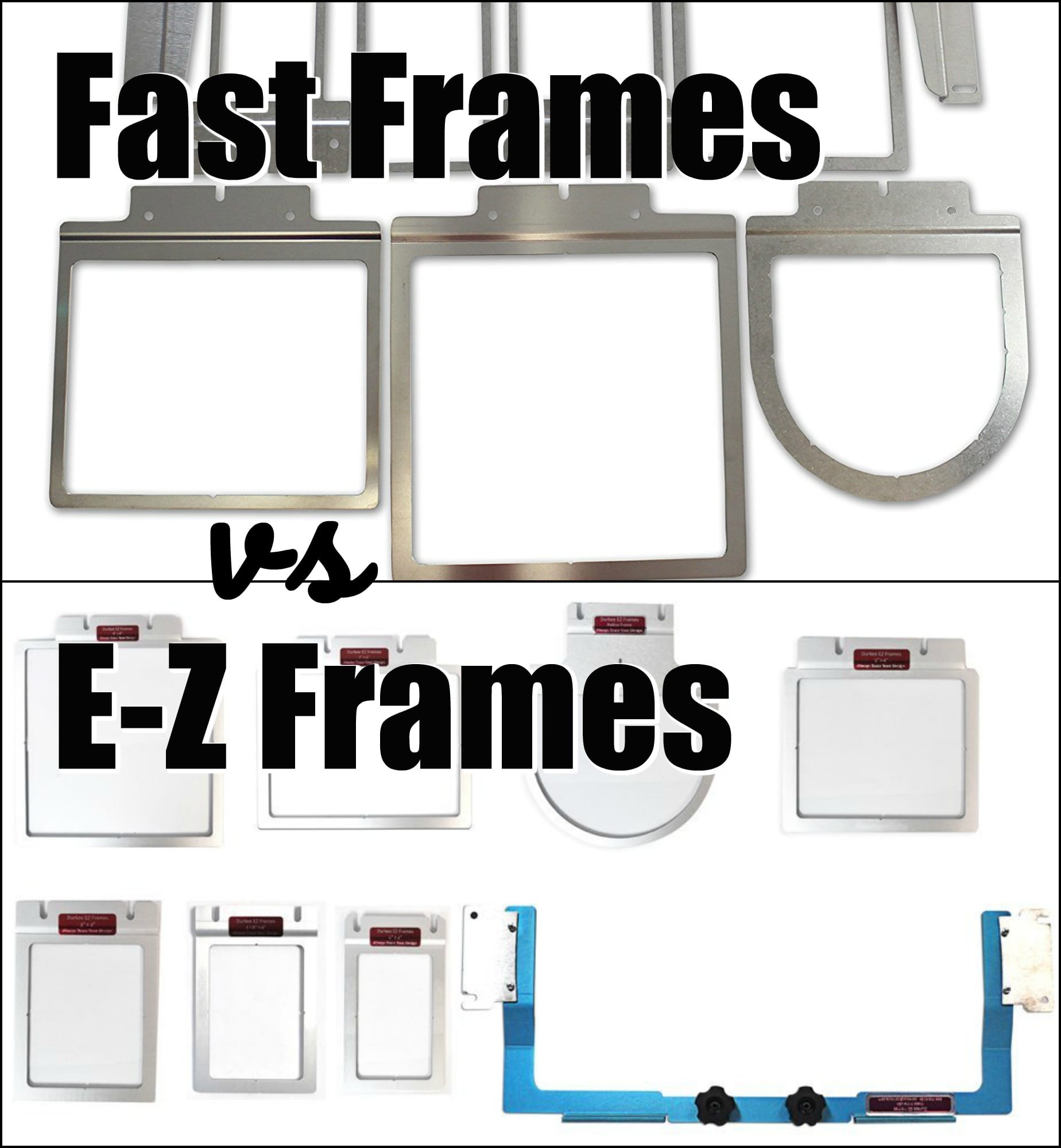 Fast Frames vs. EZ Frames - Designs by Little Bee
