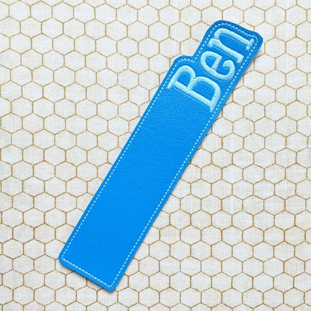 Ben Bookmark - October 2018 - Designs by Little Bee