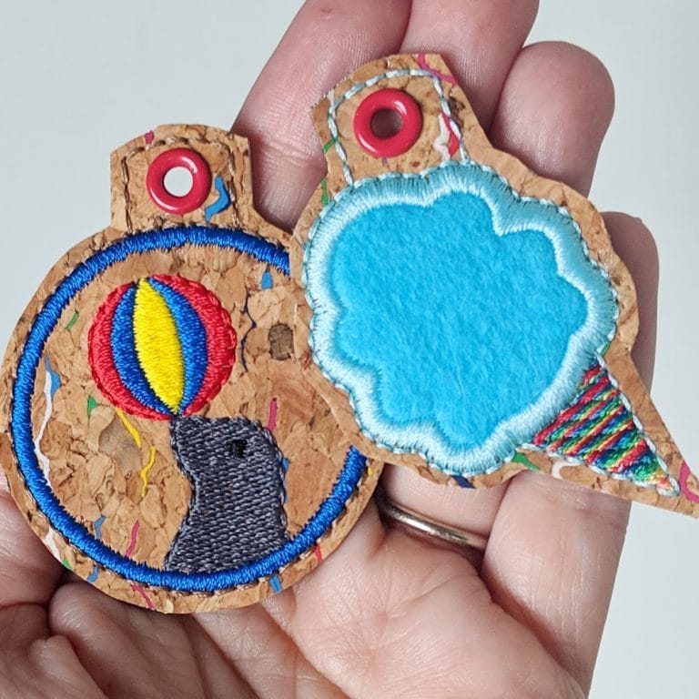 Cotton Candy Key Fob / Snap Tab Set – March 2019 – Designs by Little Bee