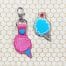 Cotton Candy Key Fob / Snap Tab Set – March 2019 – Designs by Little Bee