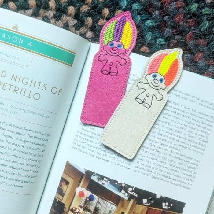 Troll Bookmark - June 2019 - Designs by Little Bee