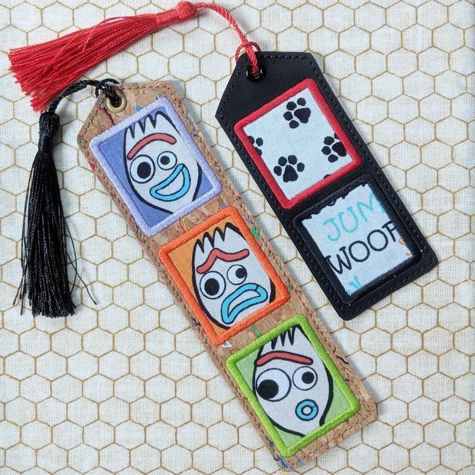 Double / Triple Applique Bookmark - September 2019 - Designs by Little Bee