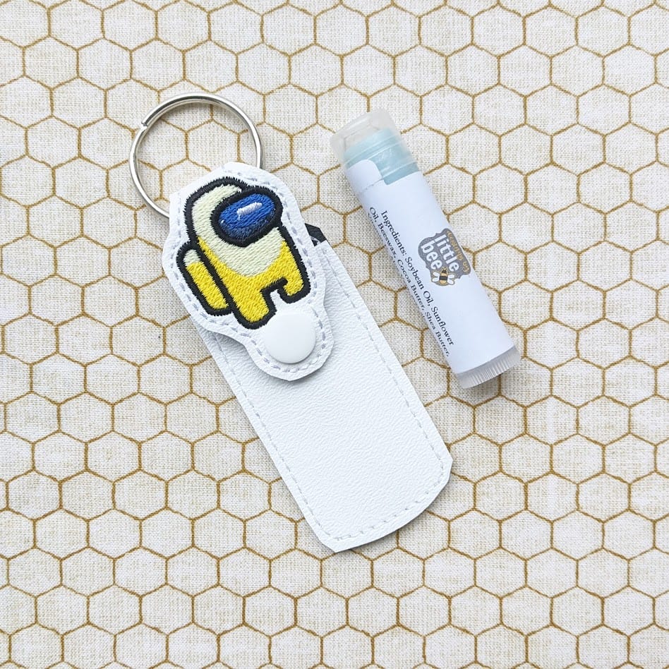Among Us Lip Balm Holder Key Fob Snap Tab - 5x7+ ONLY - Designs by ...