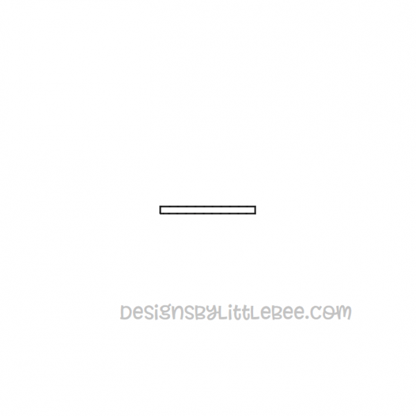 Coin Slot Embroidery Design Add-On - Designs by Little Bee