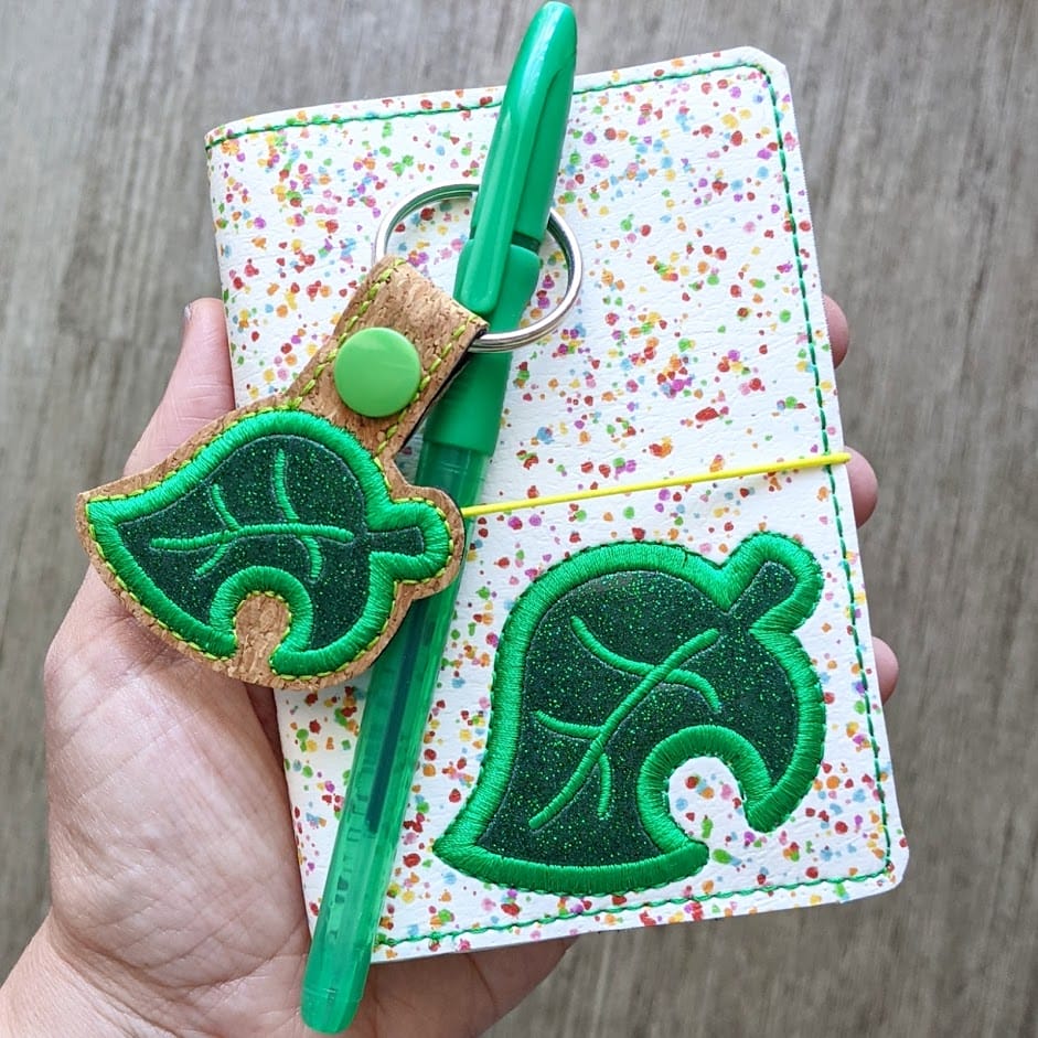 Mini Composition Book Cover - Leaf - Designs by Little Bee