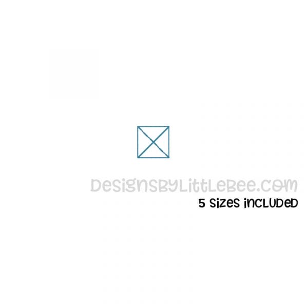 Barn Door Box Embroidery Design Add-On - Designs by Little Bee