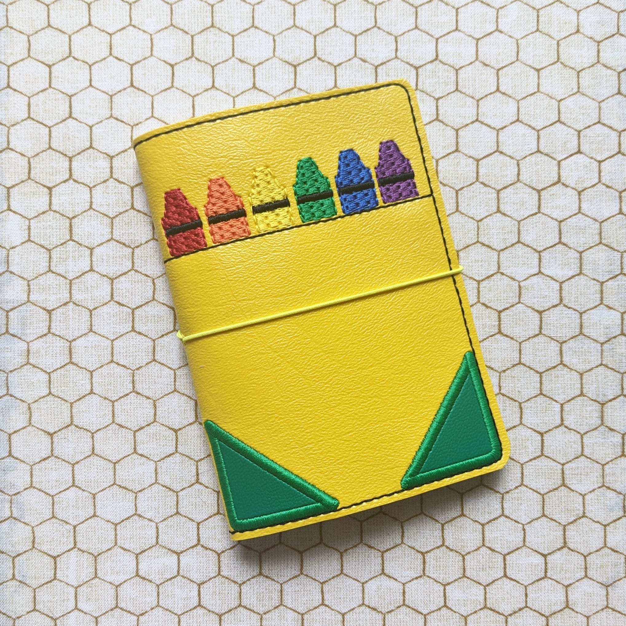 Rainbow & Cloud Mini Composition Book Snap Cover - Designs by Little Bee
