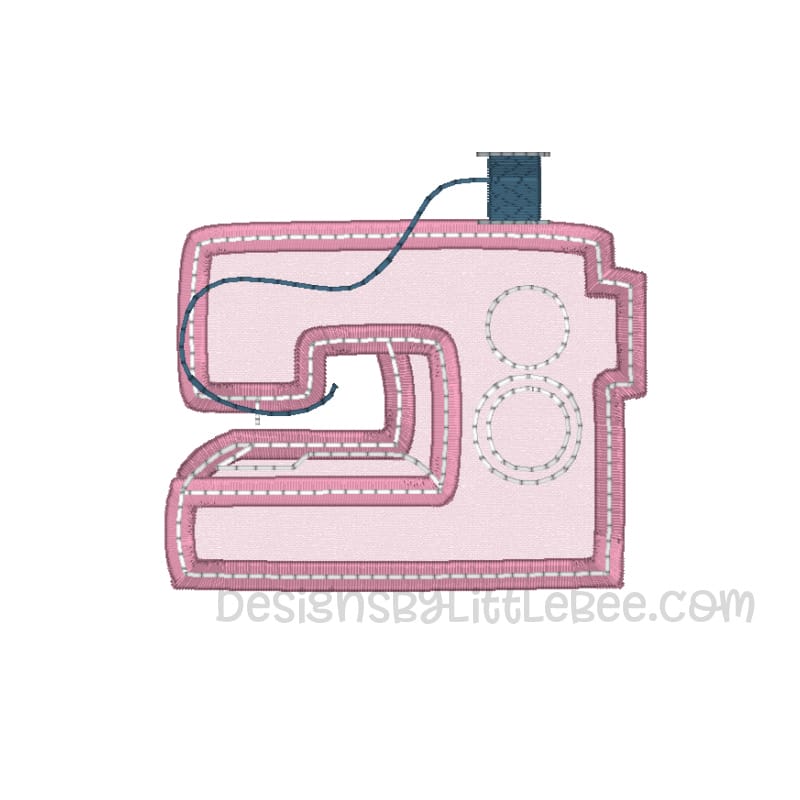 Mini Sewing Machine Applique Design - Designs by Little Bee