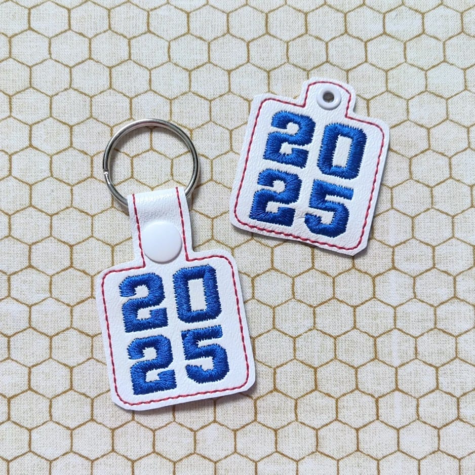 2025 Snap Tab & Eyelet Key Fobs - Designs by Little Bee