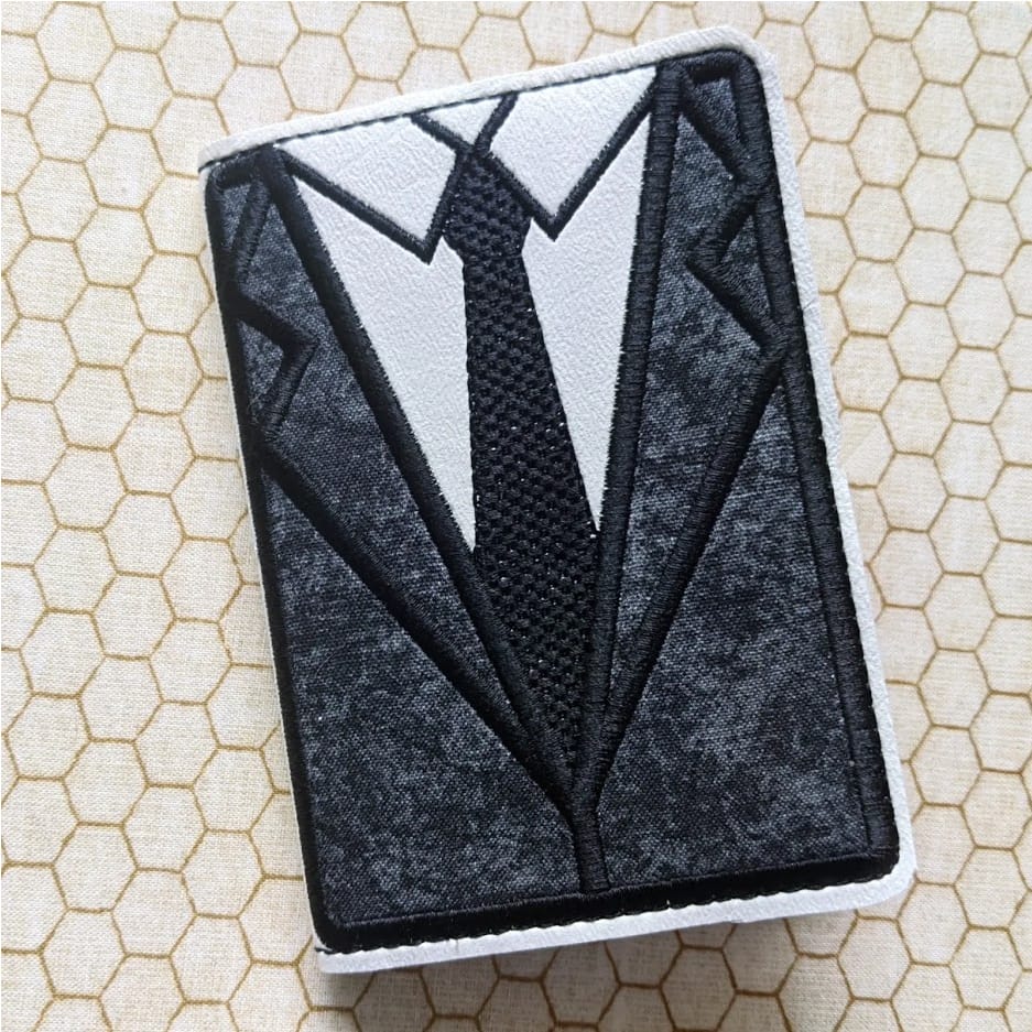 Shirt and Tie Mini Composition Book Cover - Designs by Little Bee