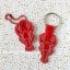 Lobster Snap Tab & Eyelet Key Fob - Designs by Little Bee
