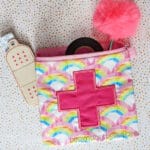 First Aid Cross - ITH Top-Zipper Square Bag - Designs by Little Bee