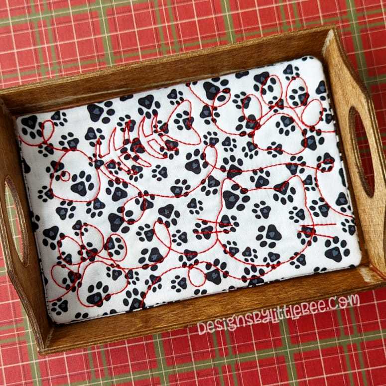 Cat Mug Rug - Designs by Little Bee