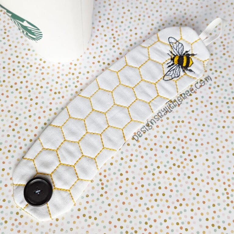 Citrus Coffee Wrap / Sleeve - Designs by Little Bee