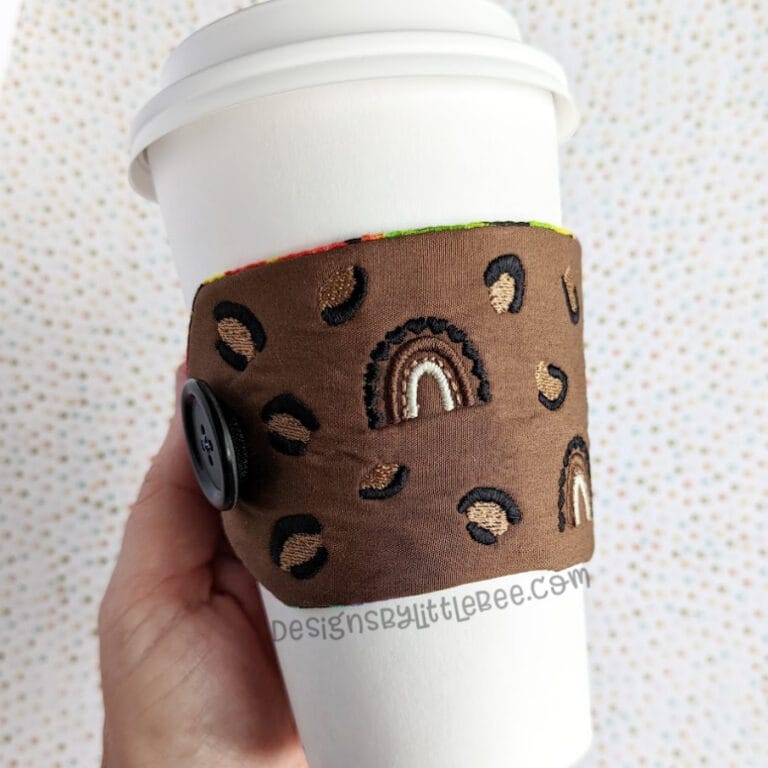 Citrus Coffee Wrap / Sleeve - Designs by Little Bee