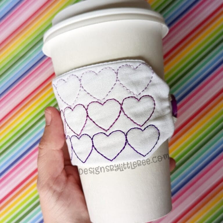 Citrus Coffee Wrap / Sleeve - Designs by Little Bee