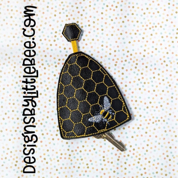 Honeycomb and Bee - Key Bell - Designs by Little Bee