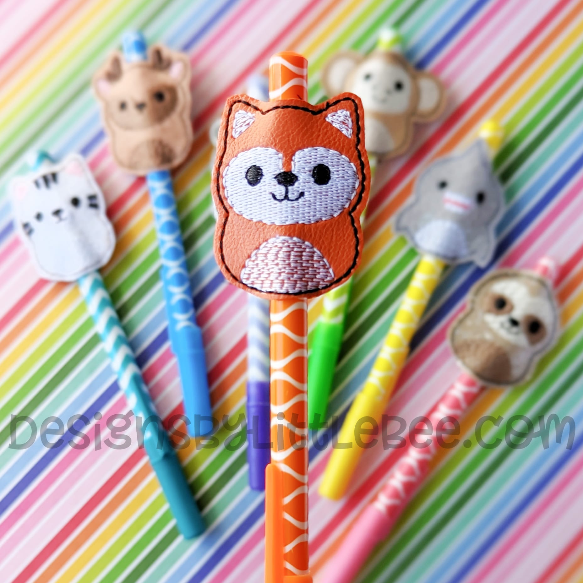 Pudgy Fox Hugger - Designs by Little Bee