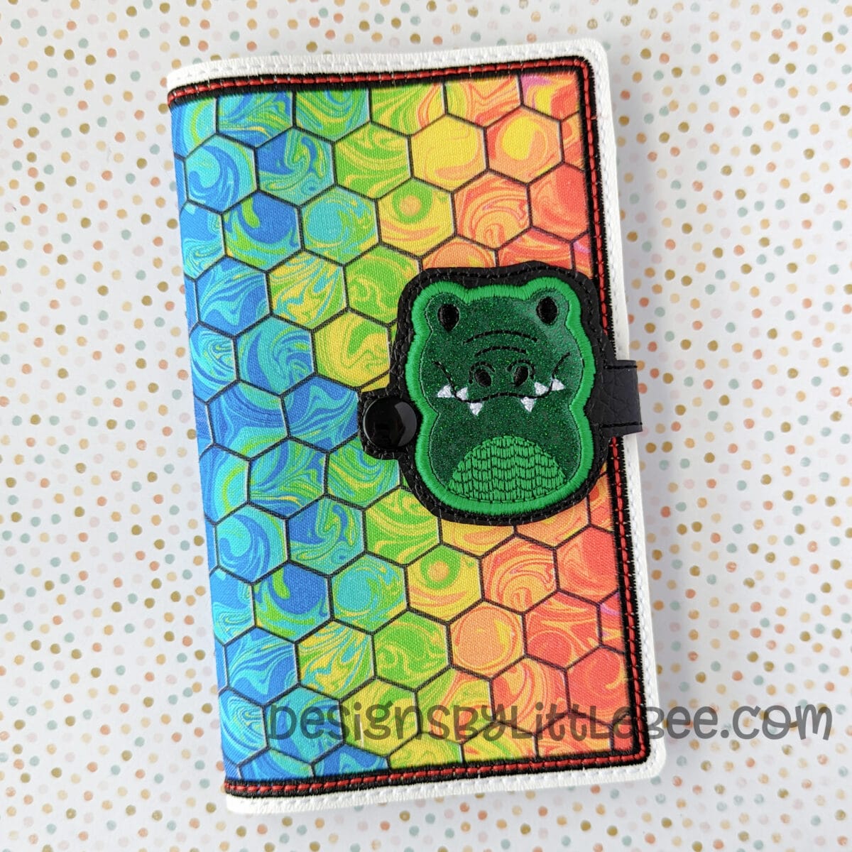 Pudgy Alligator Pocket Calendar Cover - Designs by Little Bee