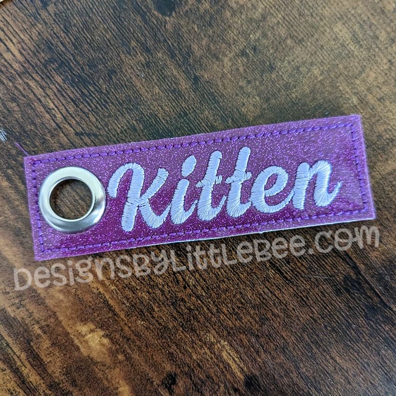 Rectangle Key Tag - Designs by Little Bee