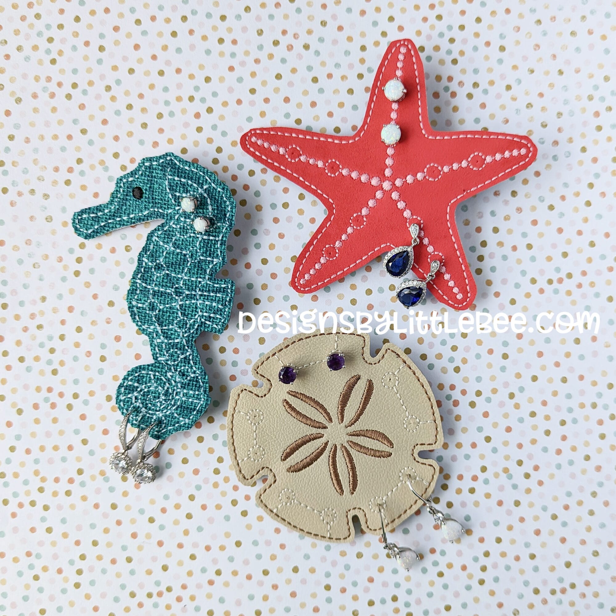 Ocean Travel Jewelry Tag Set - Designs by Little Bee