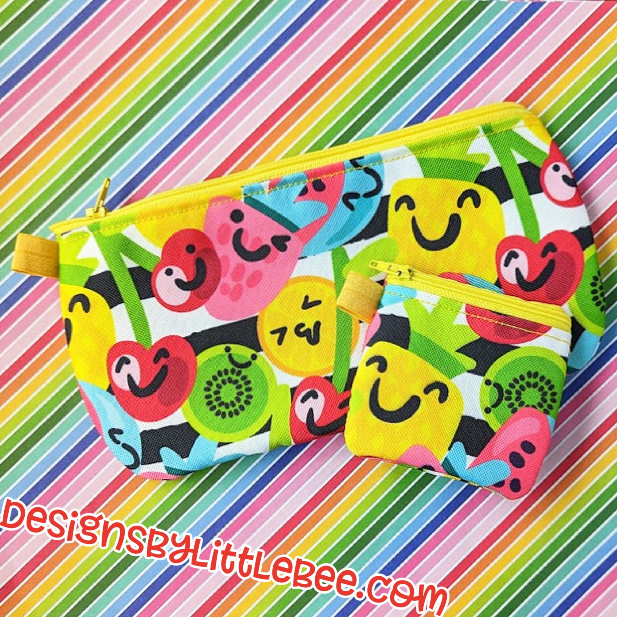 Oblong Zipper Bag - Designs by Little Bee