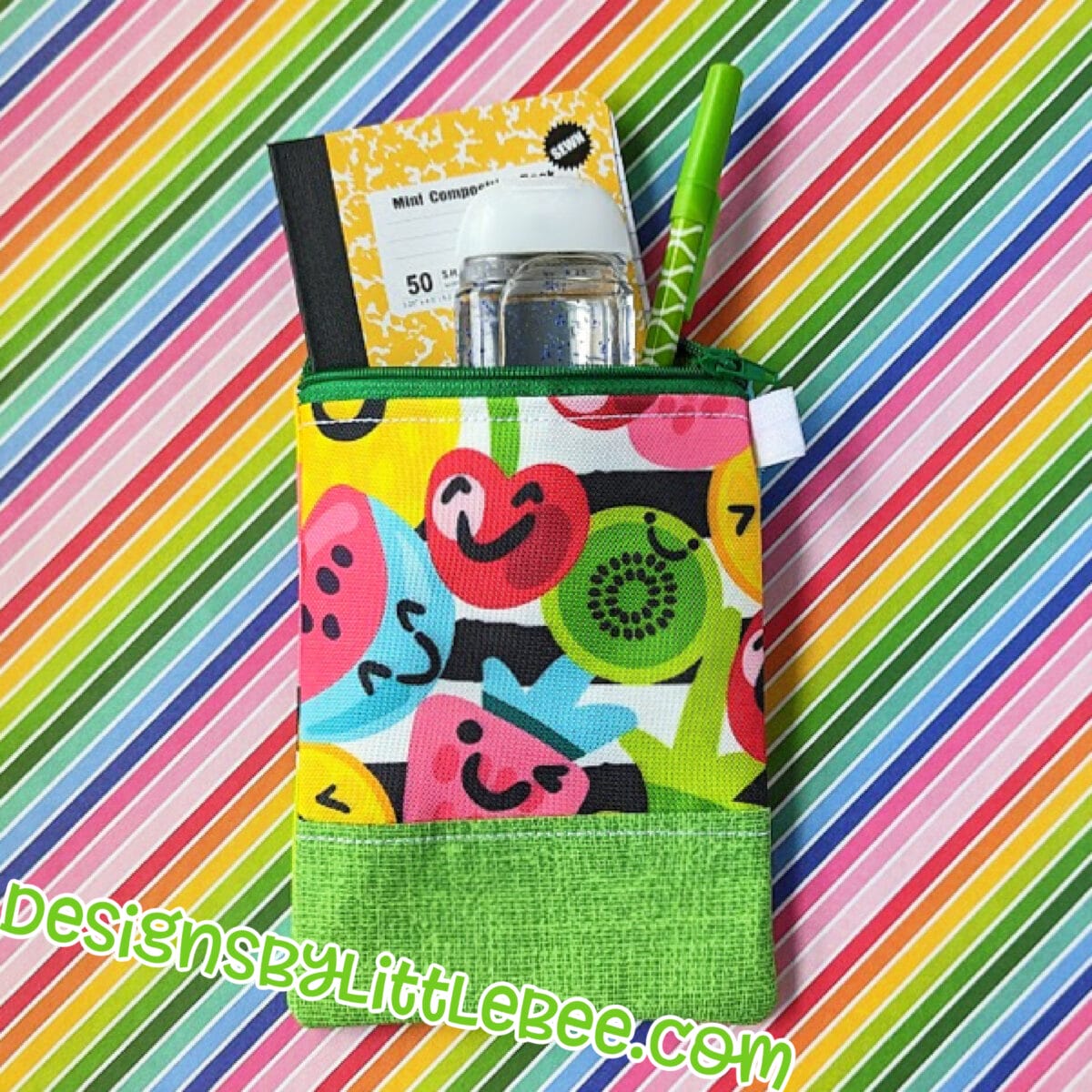 ITH Split Zipper Bag - Vertical - Designs by Little Bee