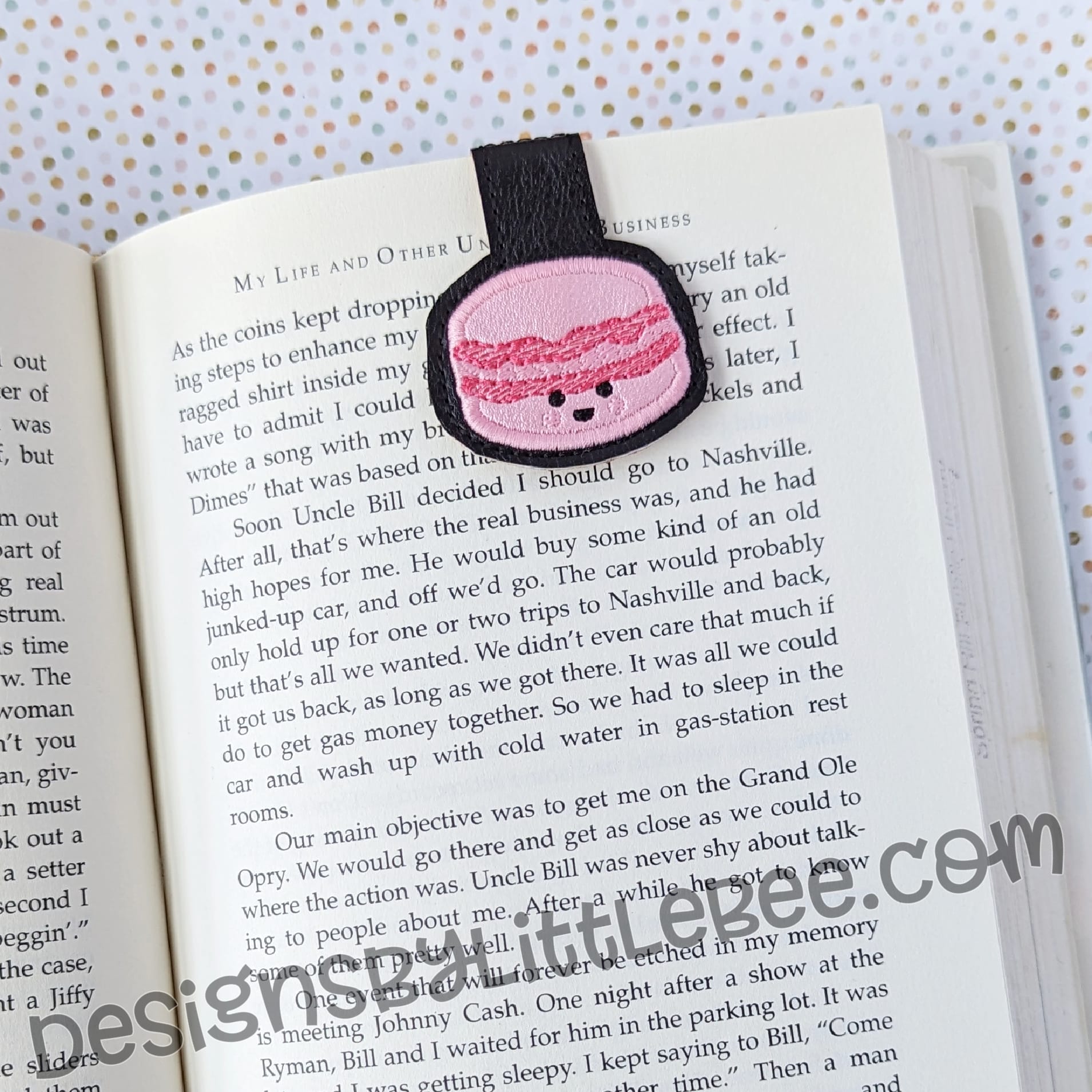Macaron Foldover Magnetic Bookmark - Designs by Little Bee