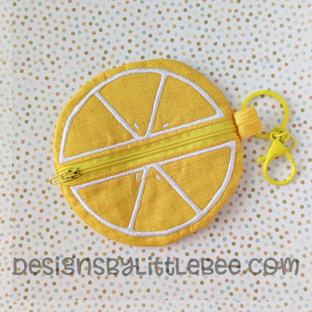 Citrus Zipper Bag - Designs by Little Bee