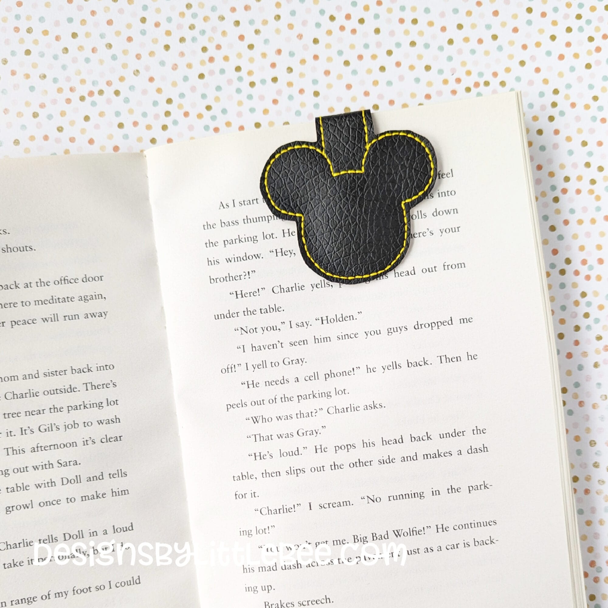 Mouse Foldover Magnetic Bookmark - Designs by Little Bee